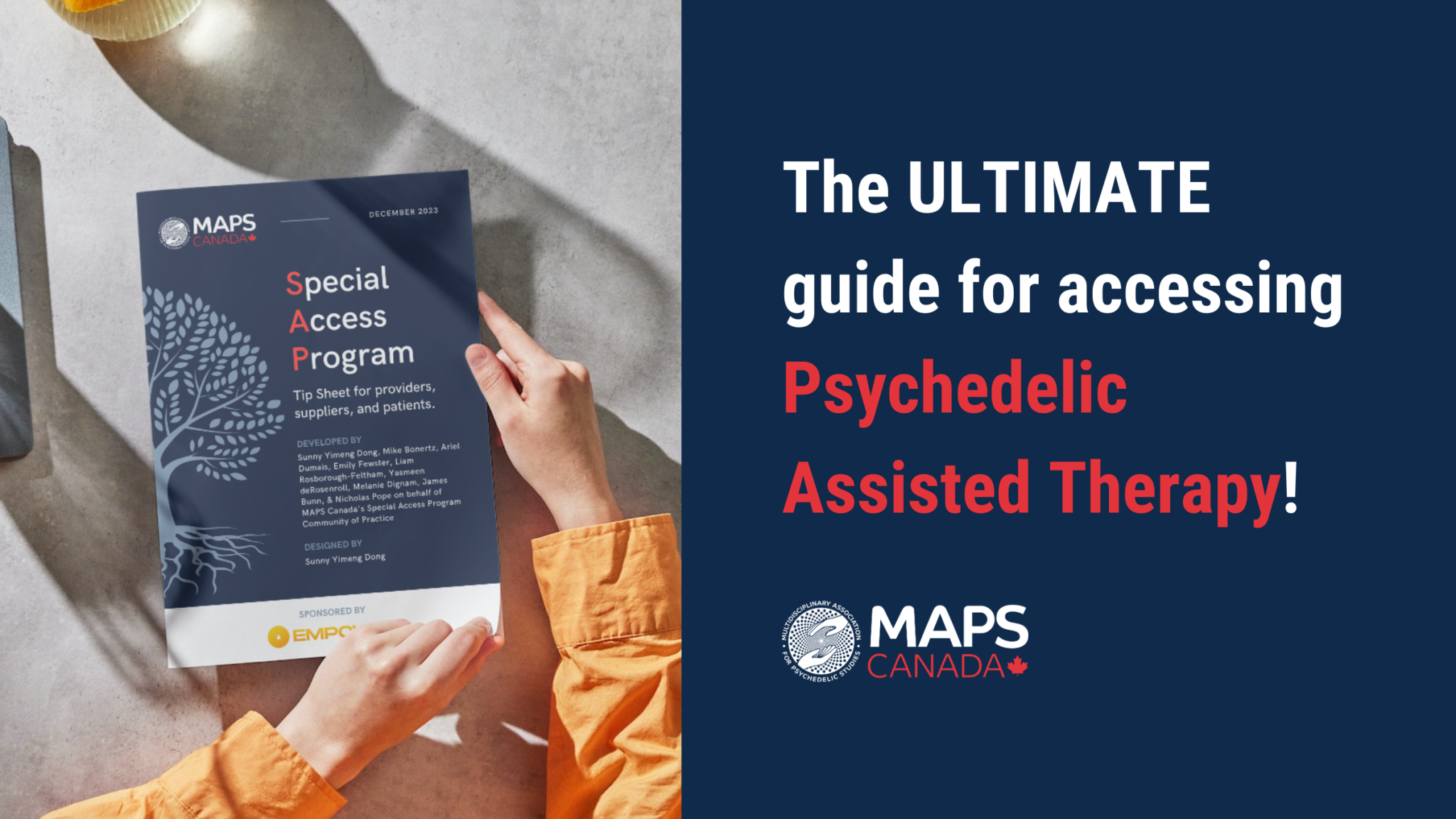 Special Access Program Tip Sheet - MAPS Canada